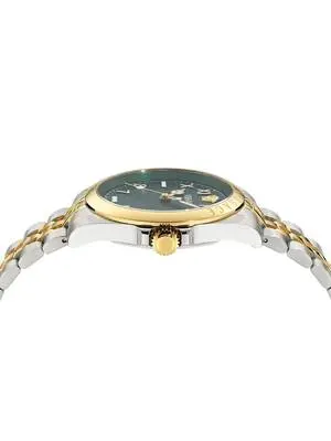 Versace Anteo 41mm Watch With Stainless Steel Link Bracelet