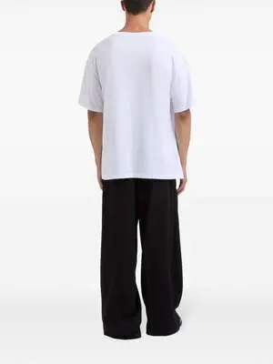 Gcds Logo-embroidered T-shirt