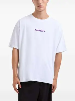 Gcds Logo-embroidered T-shirt