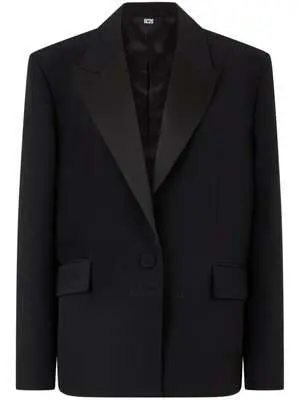 Gcds V-neck Blazer - Black
