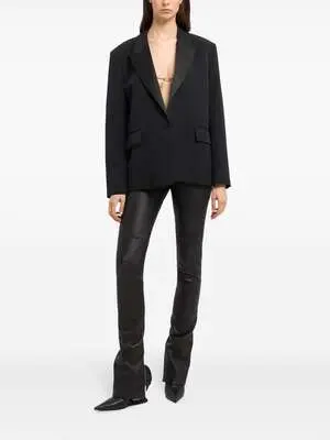 Gcds V-neck Blazer - Black