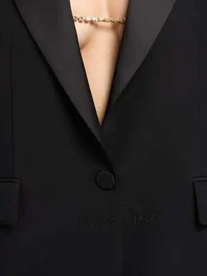 Gcds V-neck Blazer - Black