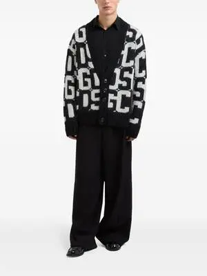 Gcds Monogram-print Cardigan