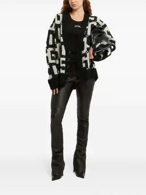 Gcds Monogram-print Cardigan