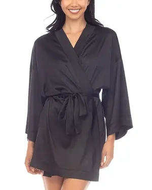 Honeydew Intimates Love Story Robe Black