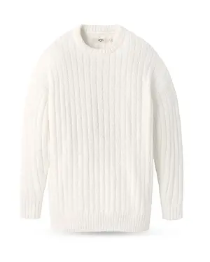 UGG Riz Ribbed Sweatshirt - Cream