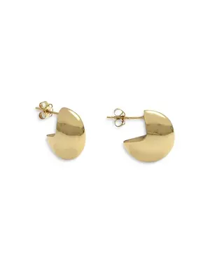 Bloomingdale'S 14k Yellow Open Disc Hoop Earrings - Gold