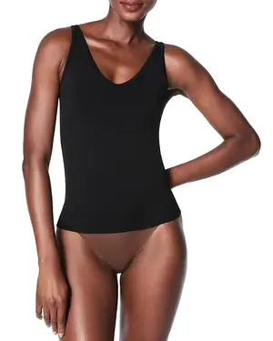 Spanx Everyday Seamless Shaping Tank Top - Very Black