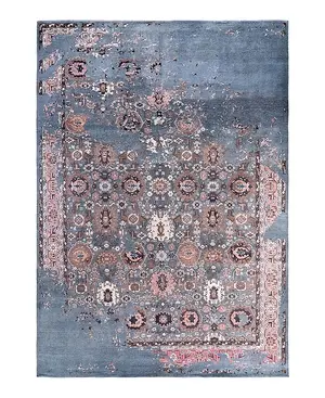 Bloomingdale'S Indo Ikat M7369 Area Rug, 8'10 X 12'4 - Gray