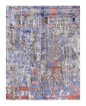 Bloomingdale'S Indo Ikat M7528 Area Rug, 8'2 X 10'3 - Gray