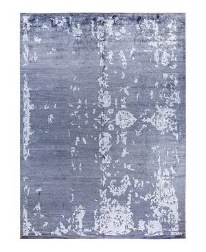 Bloomingdale'S Indo Modern M6851 Area Rug, 9'2 X 12'3 - Gray