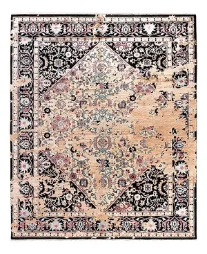 Bloomingdale'S Indo Ikat M7134 Area Rug, 8'3 X 10'1 - Brown