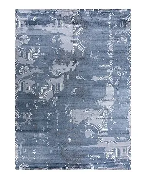 Bloomingdale'S Indo Modern M6958 Area Rug, 9'1 X 12'3 - Gray