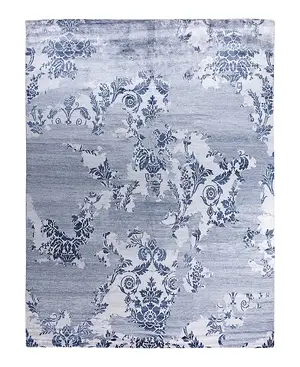 Bloomingdale'S Indo Modern M6816 Area Rug, 9'2 X 12'4 - Gray