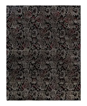 Bloomingdale'S Indo Ikat M6169 Area Rug, 8'2 X 10'3 - Black