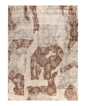 Bloomingdale'S Indo Ikat M6004 Area Rug, 9'2 X 12'4 - Gray