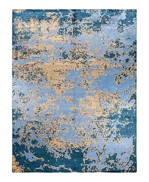 Bloomingdale'S Indo Modern M6977 Area Rug, 8'10 X 11'9 - Gold