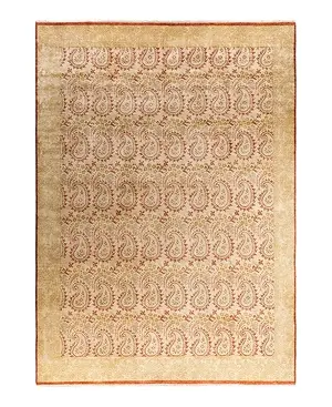 Bloomingdale'S Indo Ikat M6031 Area Rug, 9' X 12'3 - Rust