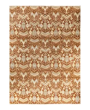 Bloomingdale'S Indo Ikat M6242 Area Rug, 9' X 12'4 - Brown