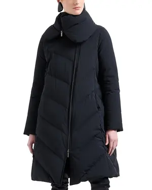 Emporio Armani Pillow Collar Puffer Coat