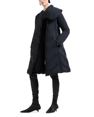 Emporio Armani Pillow Collar Puffer Coat