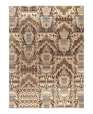 Bloomingdale'S Indo Ikat M6001 Area Rug, 9'1 X 12'3 - Beige