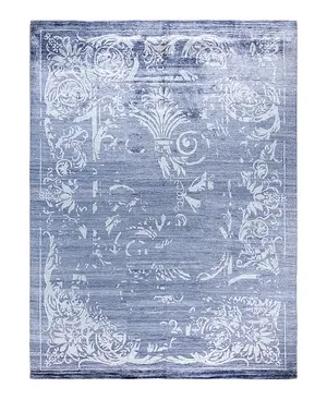 Bloomingdale'S Indo Modern M6612 Area Rug, 9'2 X 12'3 - Purple