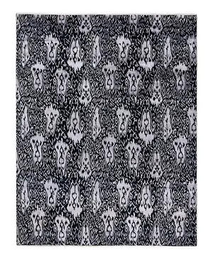 Bloomingdale'S Indo Ikat M6223 Area Rug, 8'1 X 10'4 - Black