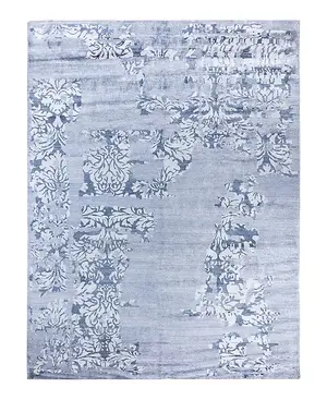 Bloomingdale'S Indo Modern M6649 Area Rug, 9'2 X 12'3 - Gray