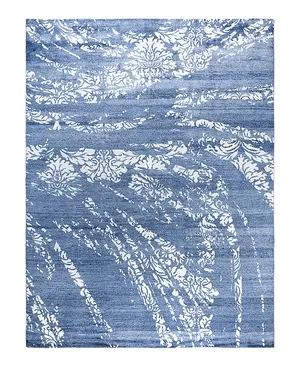 Bloomingdale'S Indo Modern M6958 Area Rug, 9'2 X 12 - Gray