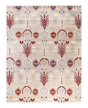 Bloomingdale'S Indo Ikat M5964 Area Rug, 7'9 X 10 - Gray