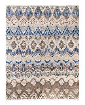 Bloomingdale'S Indo Ikat M6373 Area Rug, 8' X 9'10 - Beige