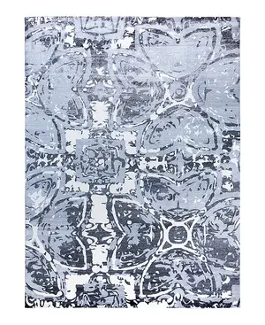 Bloomingdale'S Indo Modern M6958 Area Rug, 9'1 X 12'1 - Gray