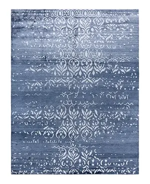 Bloomingdale'S Indo Modern M6751 Area Rug, 8'1 X 10'3 - Gray