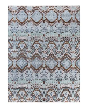 Bloomingdale'S Indo Ikat M7581 Area Rug, 8' X 10'4 - Gray