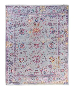Bloomingdale'S Indo Ikat M7781 Area Rug, 8'3 X 10'4 - Gray