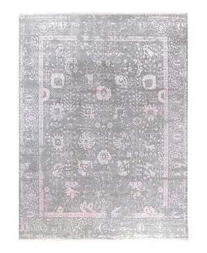 Bloomingdale'S Indo Ikat M7274 Area Rug, 9'1 X 12'1 - Gray