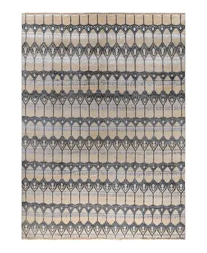Bloomingdale'S Indo Ikat M6042 Area Rug, 9' X 12 - Ivory