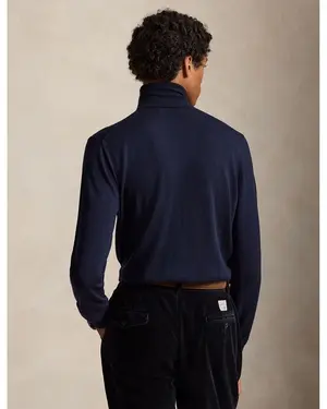 Polo Ralph Lauren Wool Turtleneck Sweater - Blue