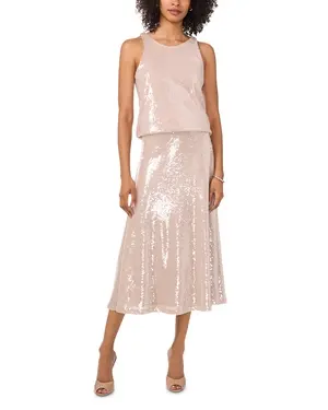 Vince Camuto Sequinned Midi Skirt