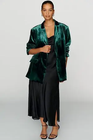Anthropologie Maeve Tessie Velvet Blazer