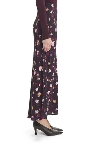 FAVORITE DAUGHTER The Favorite Satin Slip Skirt - Whimsical Monet
