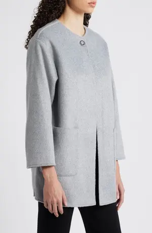 Anne Klein Snap Felt Coat