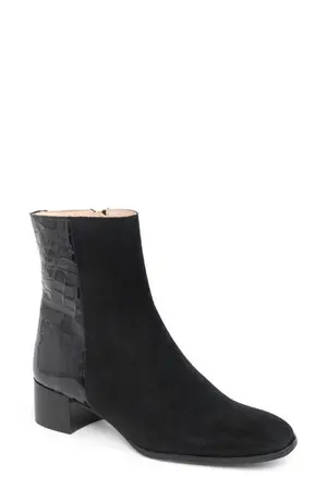 PATRICIA GREEN Dylan Croc Embossed Bootie