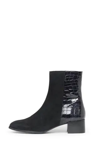 PATRICIA GREEN Dylan Croc Embossed Bootie