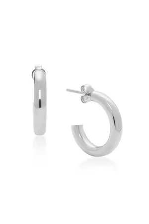 Velvet By Graham & Spencer Mini Hot Hoops Phyllis And Rosie - Silver