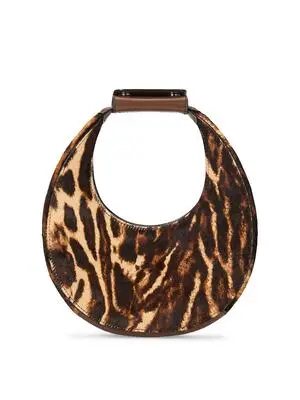 Staud Staud Good Night Moon Top Handle Bag - Leopard