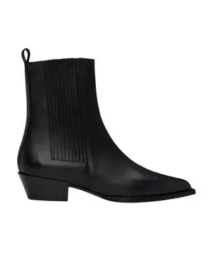 AeydĒ Belinda Cowboy Chelsea Boots - Black