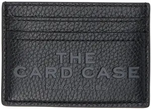 Marc Jacobs Marc Jacobs Black 'The Leather Card Case' Card Holder 001 Black