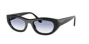 VOGUE EYEWEAR Sunglasses Clear Gradient Light Blue